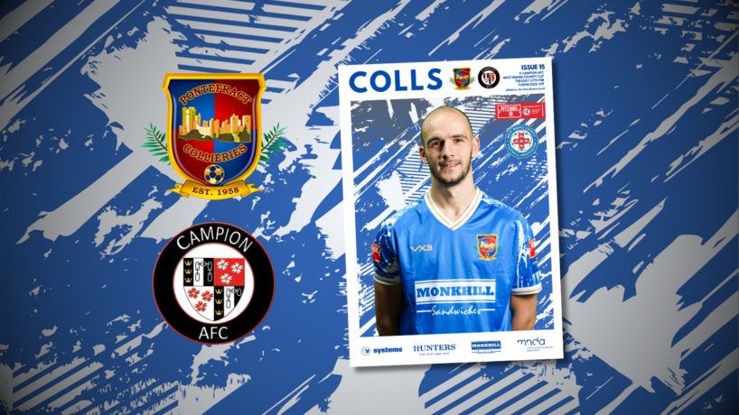 Match Programme – Campion AFC (27/02/24) – Pontefract Collieries